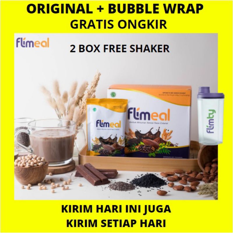 Jual FLIMEAL 1 BOX BPOM HALAL MINUMAN MEAL REPLACEMENT FLIMMEAL BY