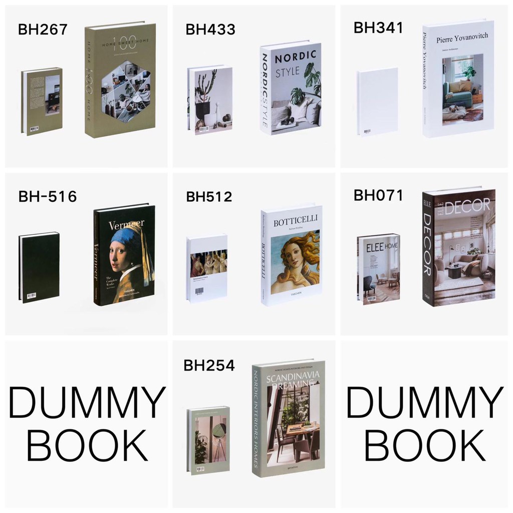 Jual Dummy Book Aesthetic / Buku Pajangan Properi Props Foto / Pajangan ...