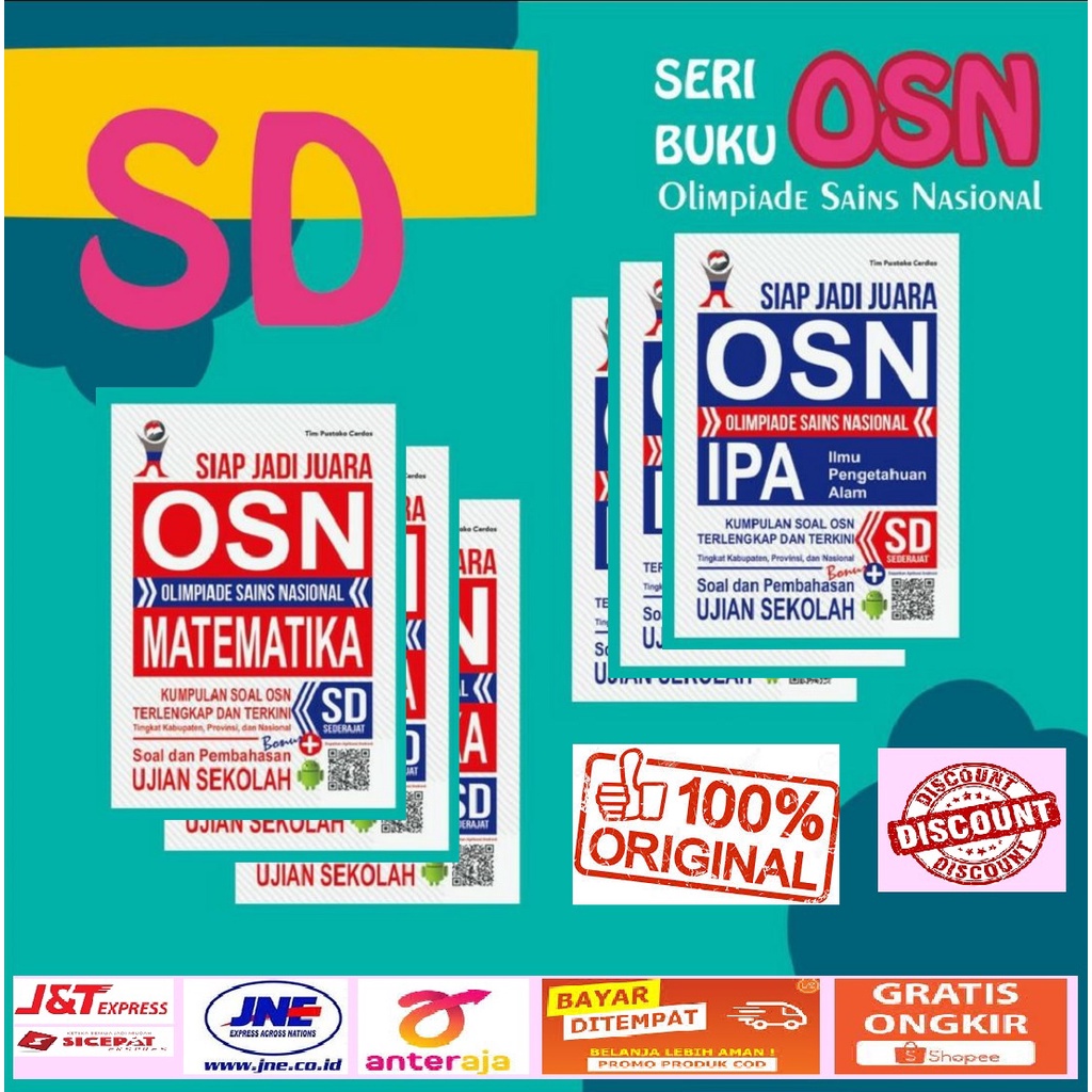 Jual Buku Olimpiade Sains Nasional SD - Buku OSN SD - Siap Jadi Juara OSN SD (Olimpiade Sains ...
