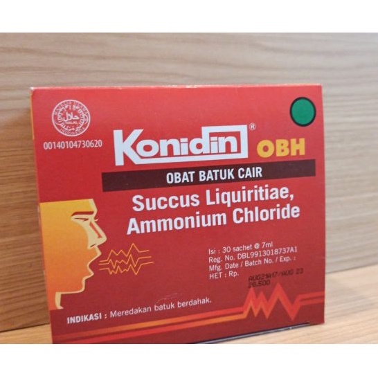 Jual KONIDIN OBH 1 SACHET 7 ML- untuk batuk berdahak | Shopee Indonesia