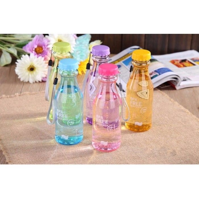 Jual NEW ORI Botol minum Soda Bening Transparant BPA Free 550 ml ...