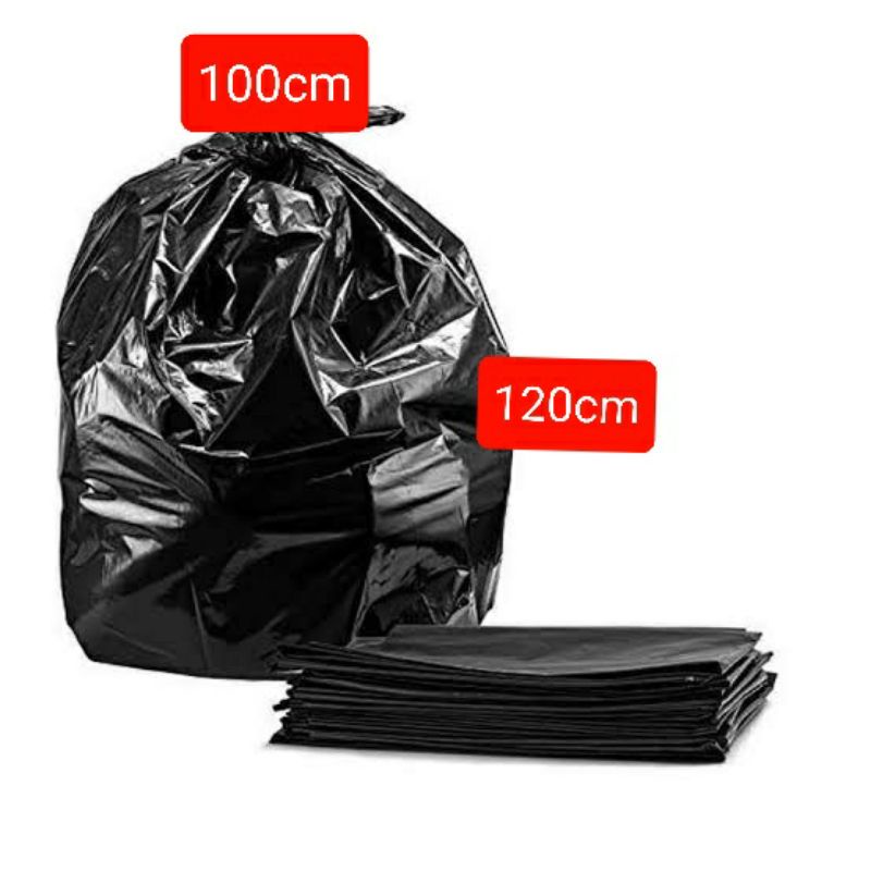 Jual Trash Bag Plastik Sampah 60x100cm | Plastik Hitam 60cmx100cm | Kantong Plastik Besar Jumbo ...