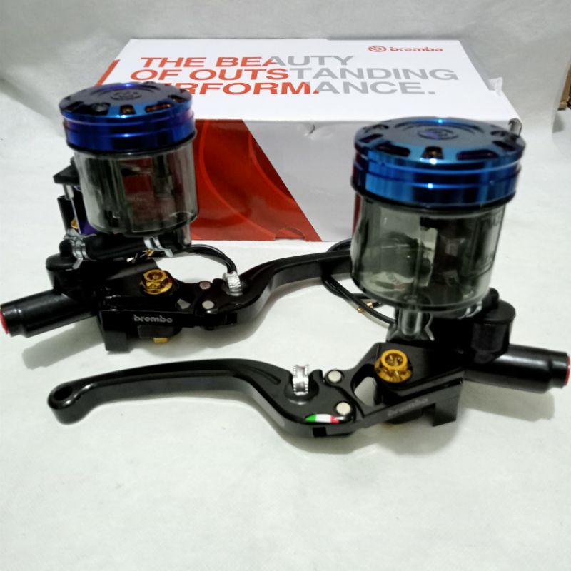 Jual Handle Master Rem Radial 98 2 Tabung Smoke Besar PNP PCX / Nmax ...