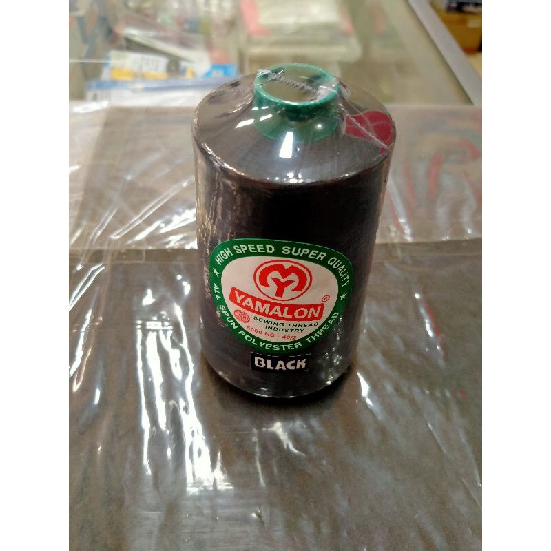Jual Benang Jahit Katun Yamalon Hitam 5000 Yard | Shopee Indonesia