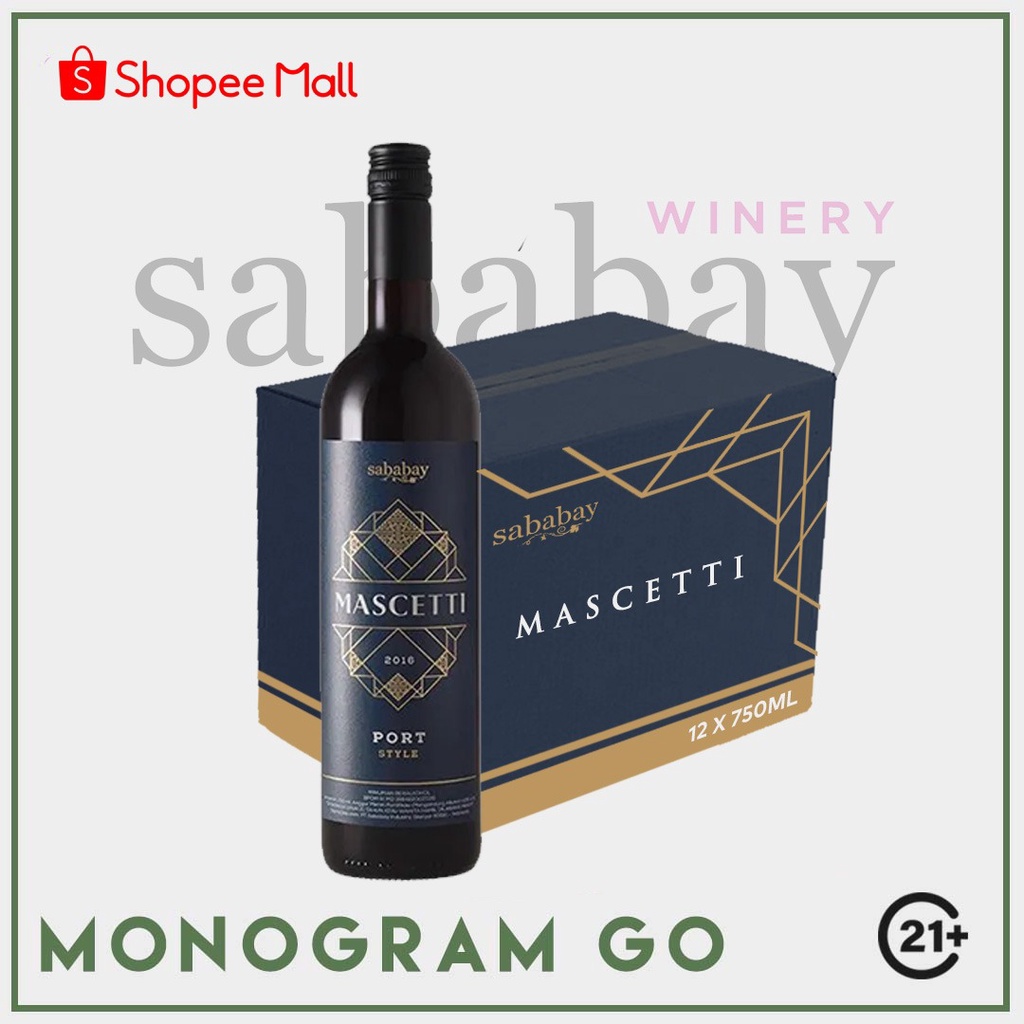Jual Sababay Mascetti Port Style Indonesia Sweet Wine 750ml (1 Karton ...