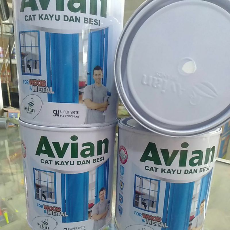 Jual Avian cat kayu besi 1 kg super white | Shopee Indonesia