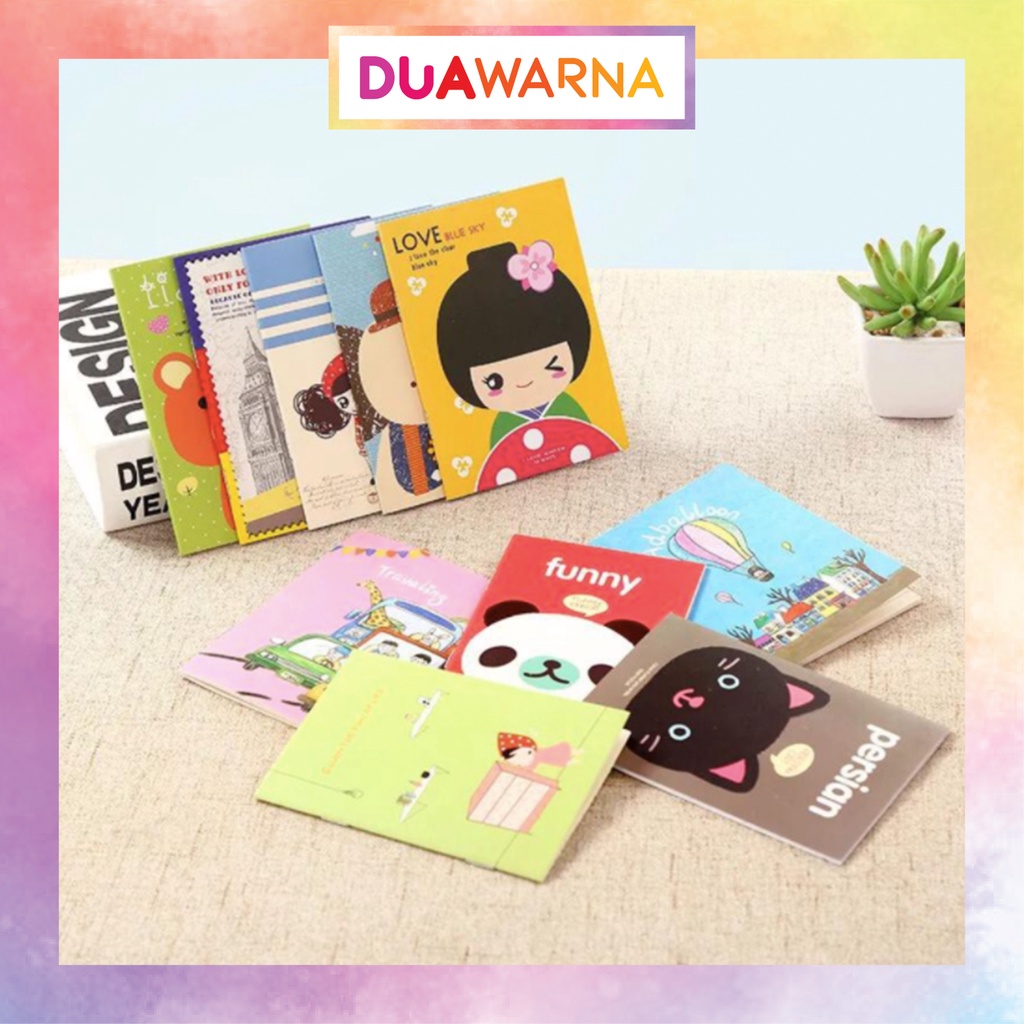 Jual DuaWarna Buku Tulis Mini Motif Kartun Cartoon Mini Note Book Buku ... Jual DuaWarna Buku Tulis Mini Motif Kartun Cartoon Mini Note Book Buku ...