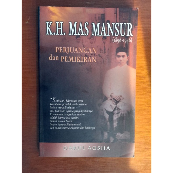 Jual Biografi Tokoh Islam Nasional K.H.MAS MANSUR (Baru,Original,Segel ...