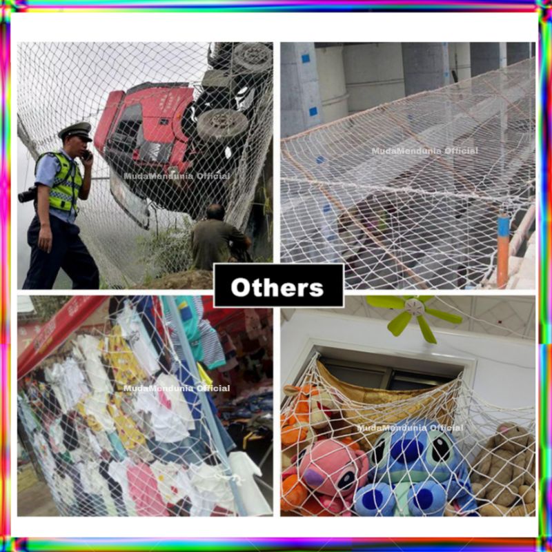 Jual Jaring Nilon 6mm Pengaman Bayi Anak Anak Balkon Tangga Railing ...