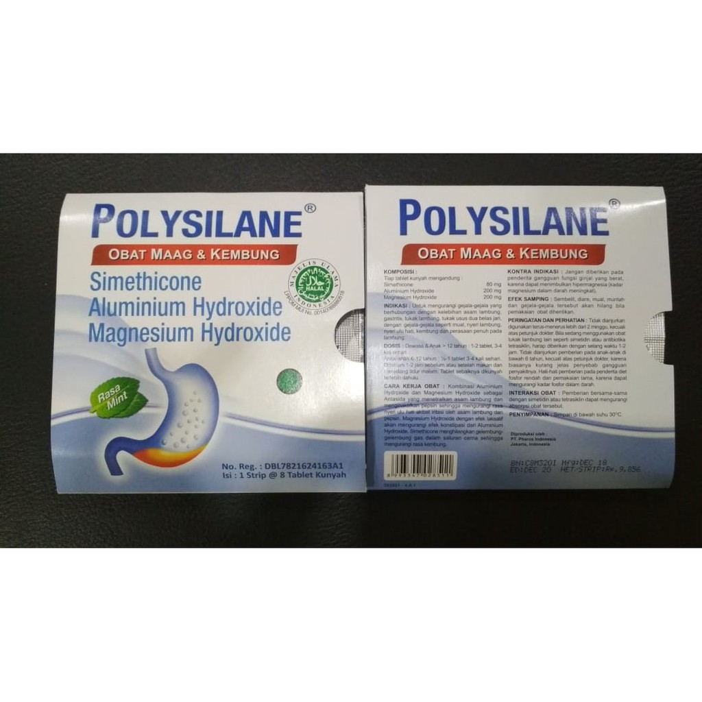 POLYSILANE OBAT UNTUK MAAG TABLET | Shopee Indonesia
