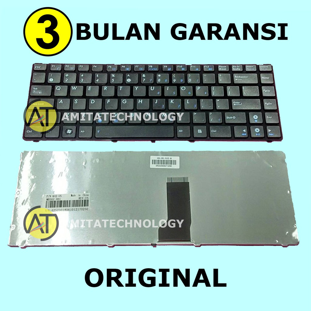 Jual Keyboard ORIGINAL Asus A43S A42 A42J K42 K42J K42F X44H X44L Frame | Shopee Indonesia