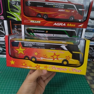 Jual Miniatur bis kertas papercraft bus Sempati Star UHD volvo b11r ...