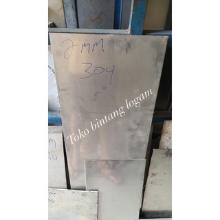Jual Plat stainless steel tebal 2mm, SUS 304, bisa custom berbagai ...