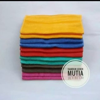 Jual Handuk Mutia 35x80 cm / Handuk Muka Warna Polos / Handuk Kecil ...