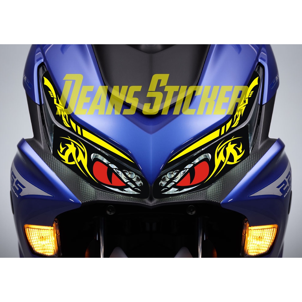 Jual Stiker sticker Lampu NEW AEROX connected 2021 keren | Shopee Indonesia