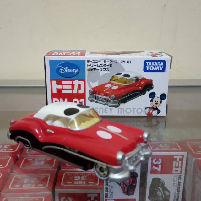 Jual Tomica Disney motors DM-01 Mickey dream star II diecast mobil takara tomy lucu murah ...
