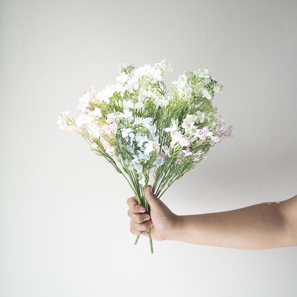 Jual Bunga Pastel Kecil / Small Pastel Flower Bunch (B20008) | Shopee ...