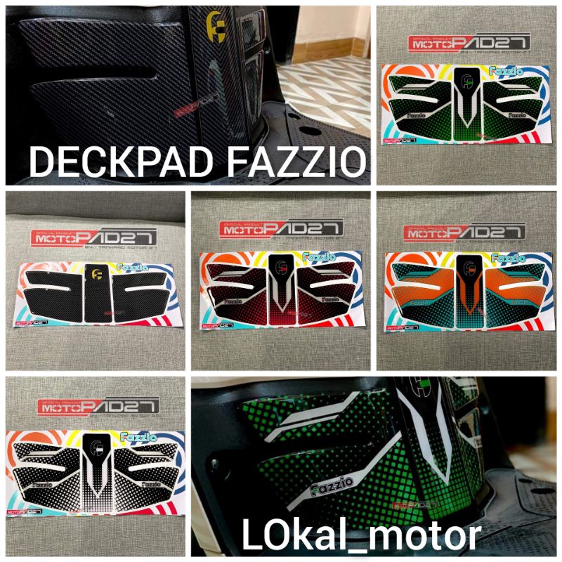 Jual stiker deckpad deck pad YAMAHA FAZZIO 125 Indonesia|Shopee Indonesia