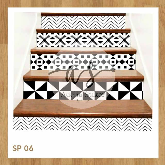 Jual Stiker Tangga / Stiker Tegel / Stiker Vinyl 20x100cm 5pcs SP06 ...
