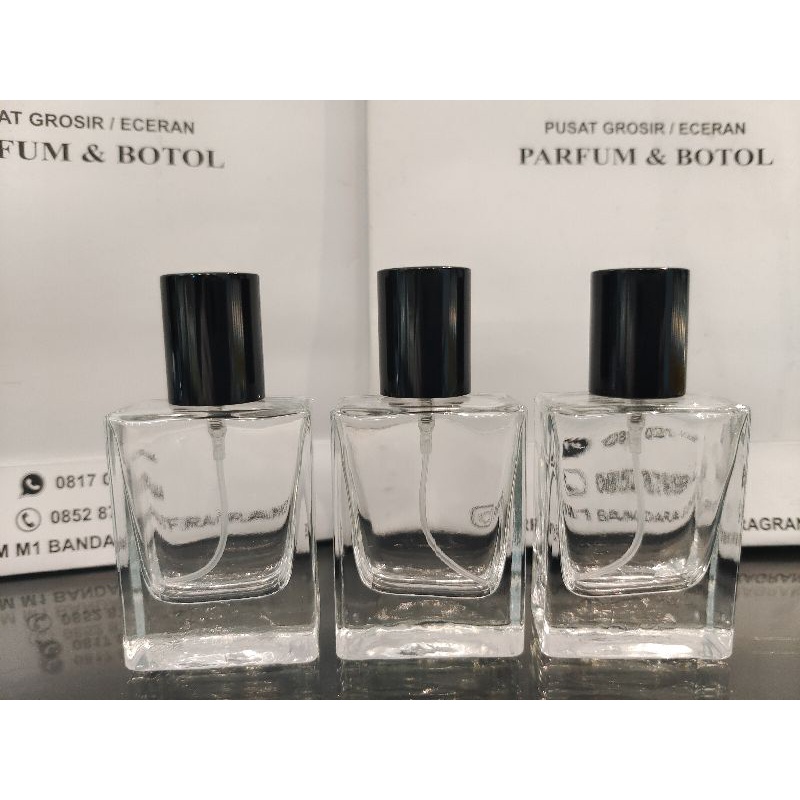 Jual Botol Hermes 30 ml tutup hitam pump spray DRAT / PUTAR | Shopee Indonesia