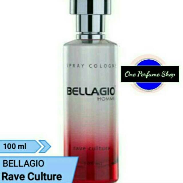 Jual Parfum Bellagio Homme / Belagio Rave Culture merah 100ml Spray ...