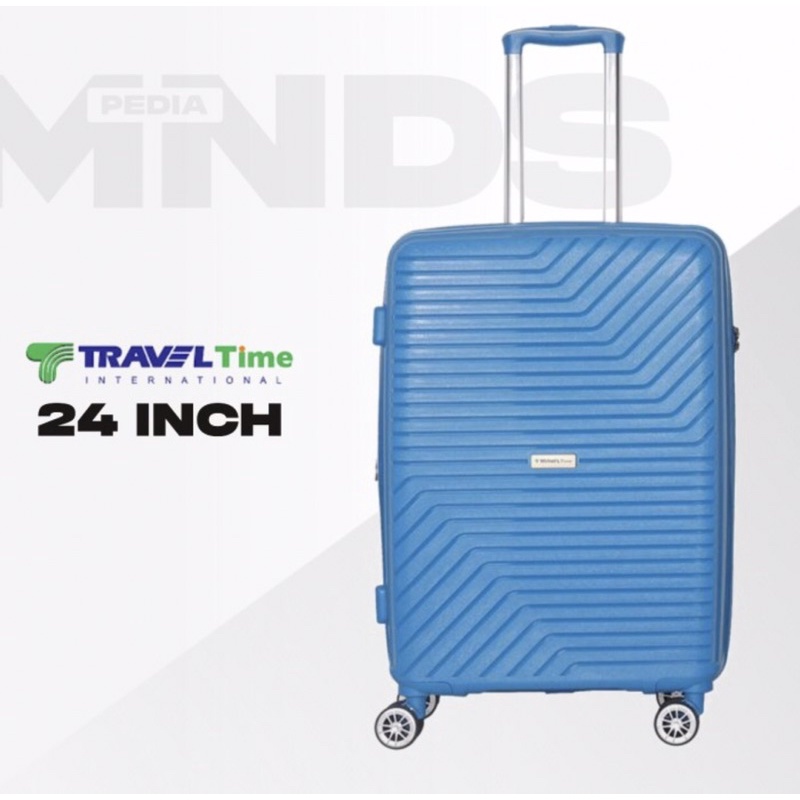 Jual Koper 24 Inch Traveltime Bagasi Expand Double Zipper | Shopee ...