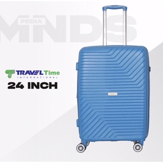 Jual Koper 24 Inch Traveltime Bagasi Expand Double Zipper | Shopee ...