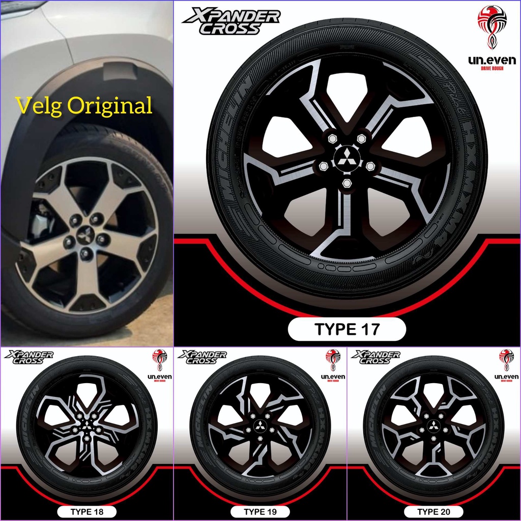 Jual STICKER VELG XPANDER CROSS NEW DESIGN | Shopee Indonesia
