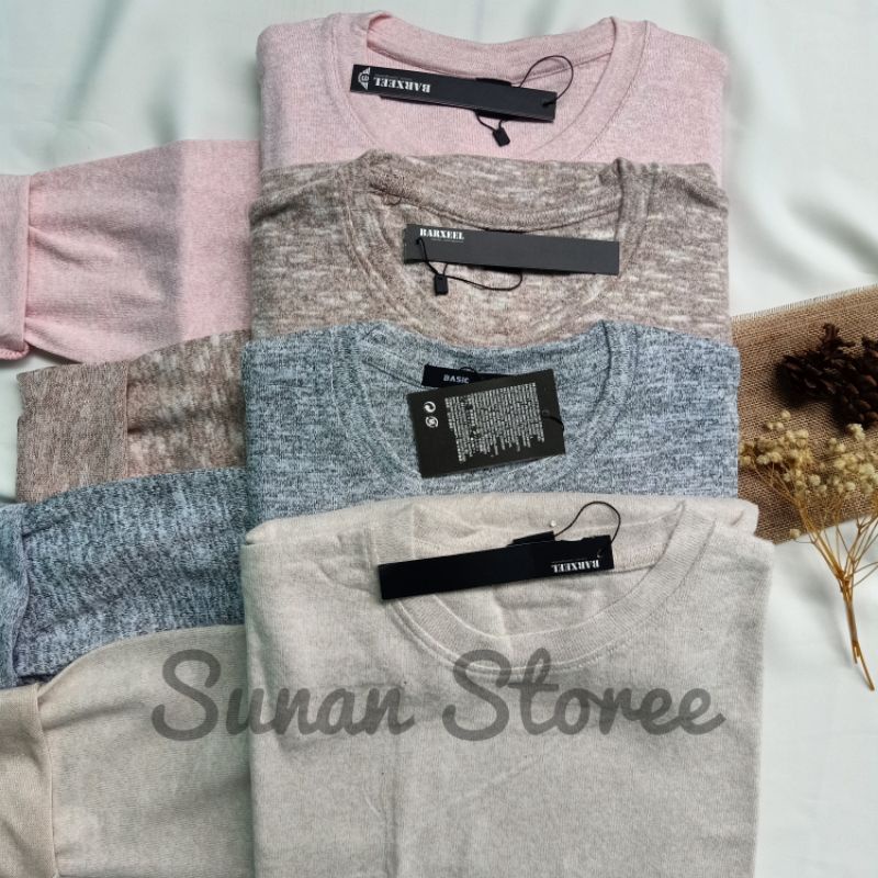 Jual KAOS RAJUT HALUS / RAJUT KNIT / KAOS LENGAN PANJANG | Shopee Indonesia