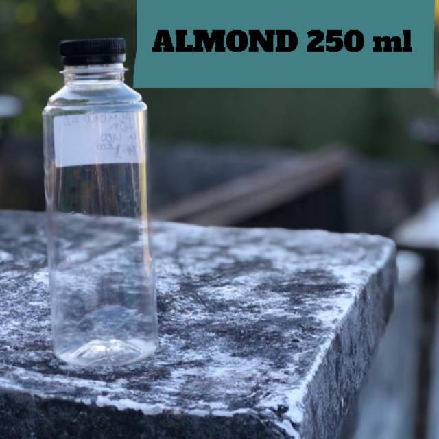 Jual BOTOL ALMOND 250 ml / TURUN HARGA / Botol Plastik 250 ml / Botol ...