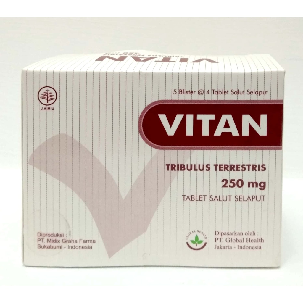 Jual Vitan Obat Herbal Untuk Pria dan Wanita Per Box Isi 20 Tablet ...
