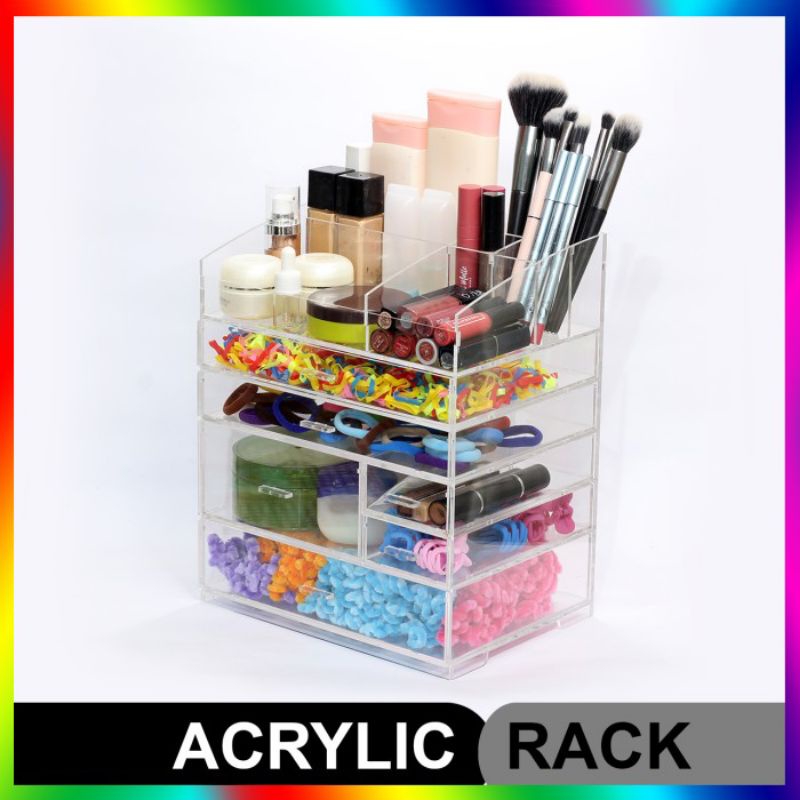 Jual Acrylic Makeup Organizer Drawer / Laci Bombayah Anka Series Tempat ...