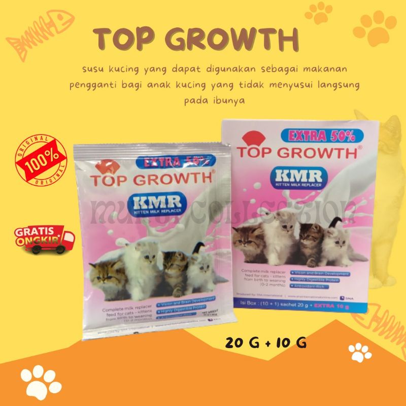 Jual SUSU KUCING TOP GROWTH KITTEN MILK REPLACER | Shopee Indonesia
