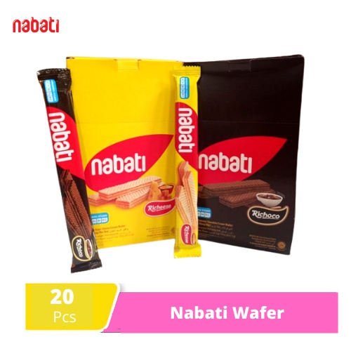 Jual NABATI WAFER 500 8gr - 1 BOX ( 20 PCS ) | Shopee Indonesia