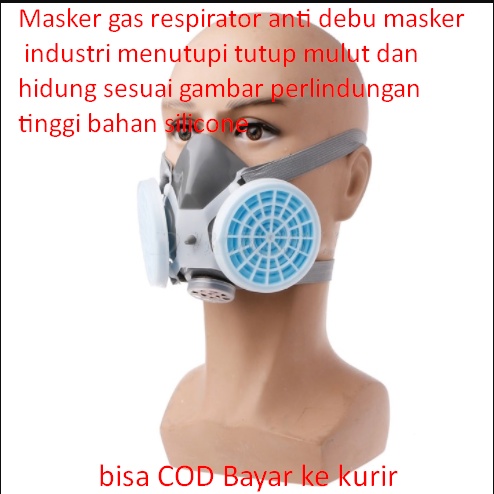 Jual Masker gas respirator anti debu masker industri menutupi tutup ...