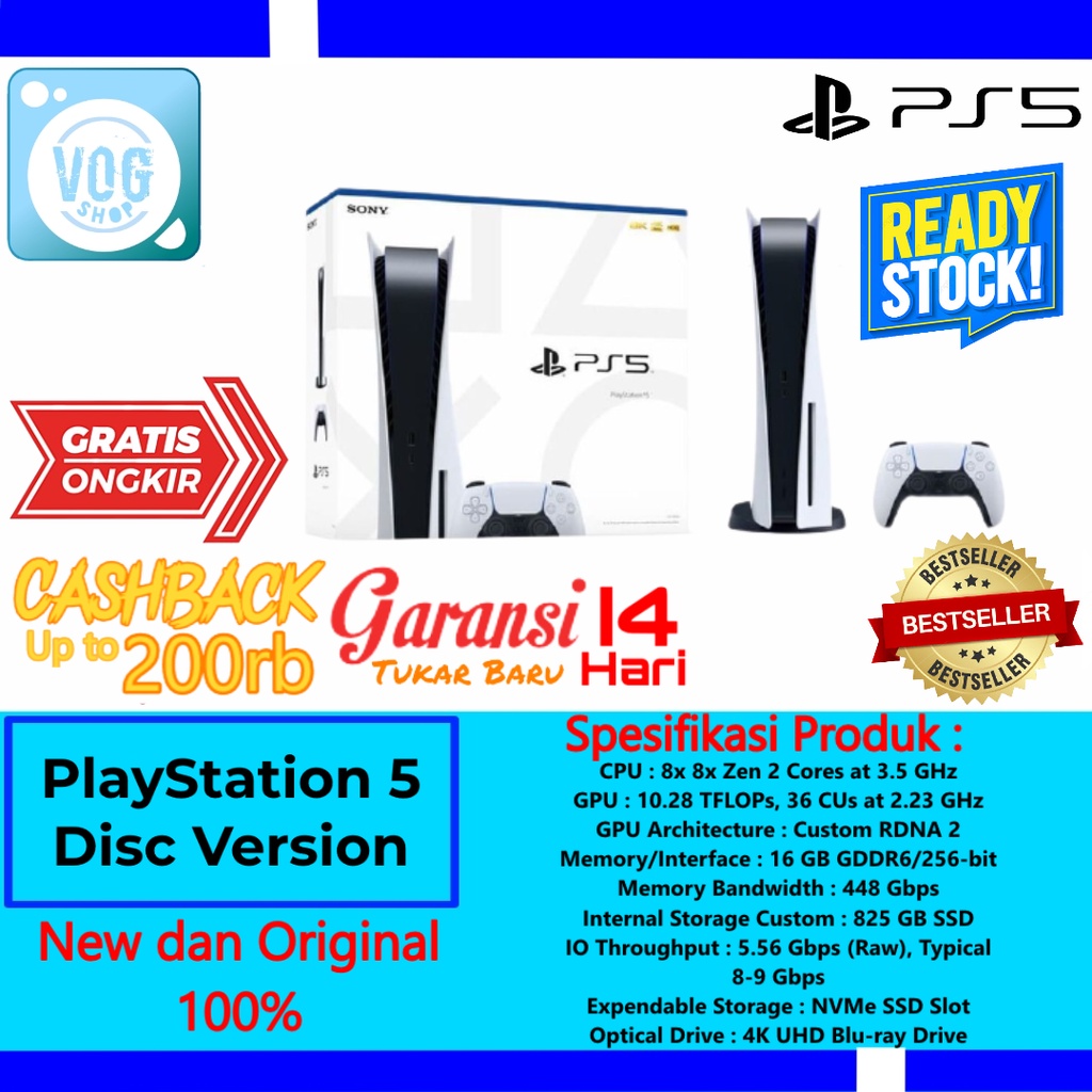 Harga ps5 disc version resmi Terbaru Okt 2024 |BigGo Indonesia