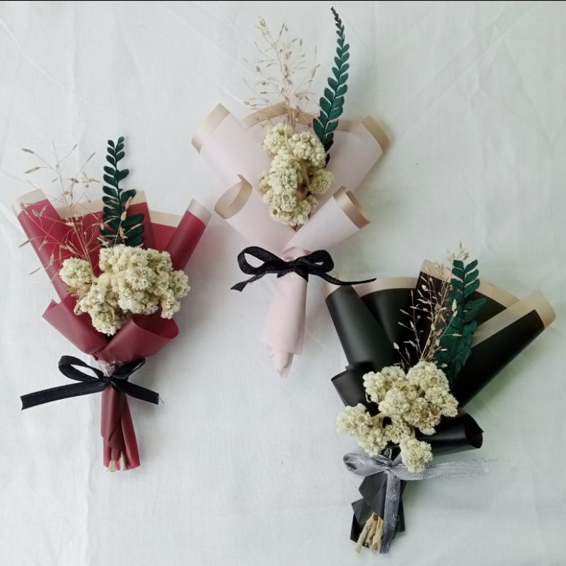 Jual Buket mini/buket hampers/buket edelweis | Shopee Indonesia