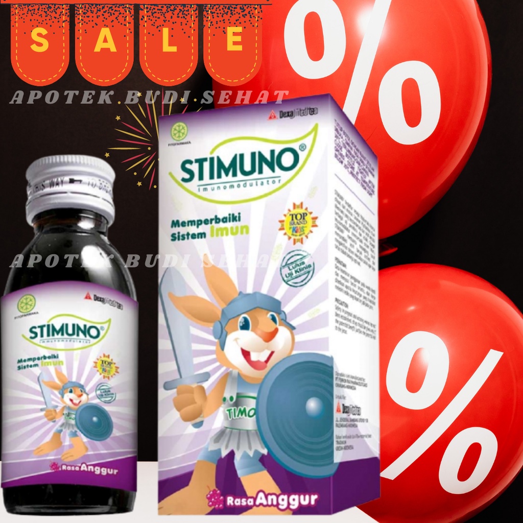 Jual Stimuno Anak Rasa Anggur 100 ml Peningkat Imun Anak Obat Sirup ...