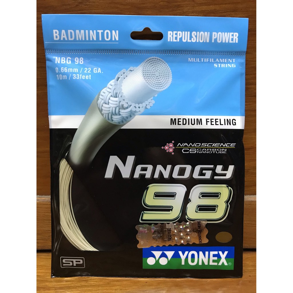 Jual Senar Badminton Bulutangkis YONEX NANOGY 98 SP Original | Shopee Indonesia