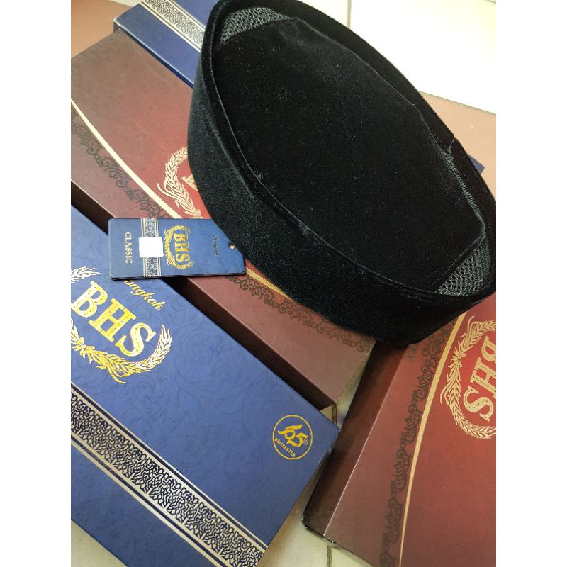 Jual PECI Songkok BHS hitam polos Original | Shopee Indonesia