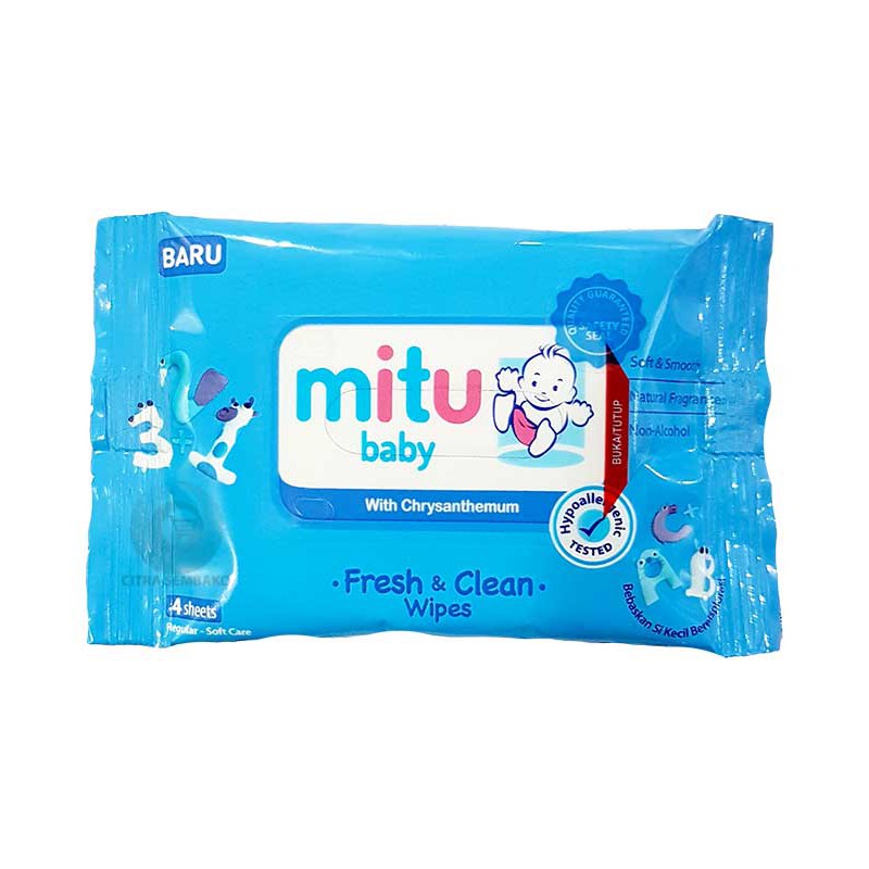 Jual Mitu Baby Wipes Fresh and Clean/ Tissue Basah Mitu Blue isi 4 ... Jual Mitu Baby Wipes Fresh and Clean/ Tissue Basah Mitu Blue isi 4 ...