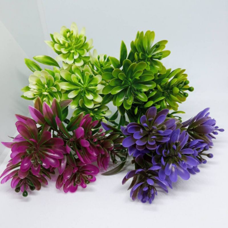 Jual Rumput Bunga Pinus Artificial Bunga Meja Hiasan Mahar Rumput ...