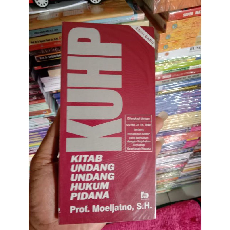 Jual buku kuhp karangan Prof.Moeljatno,SH | Shopee Indonesia