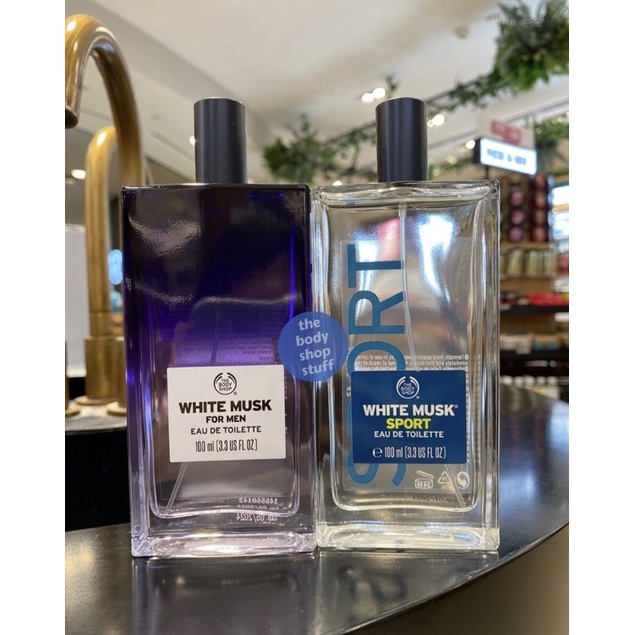 Jual The Body Shop EDT White Musk for Men White Musk Sport 100ml Eau de Toilette White Musk for ...
