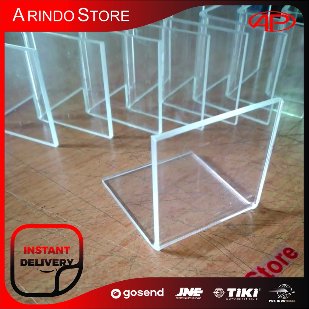Jual Siku Akrilik Acrylic Mika 50mm x 50mm murah | Shopee Indonesia