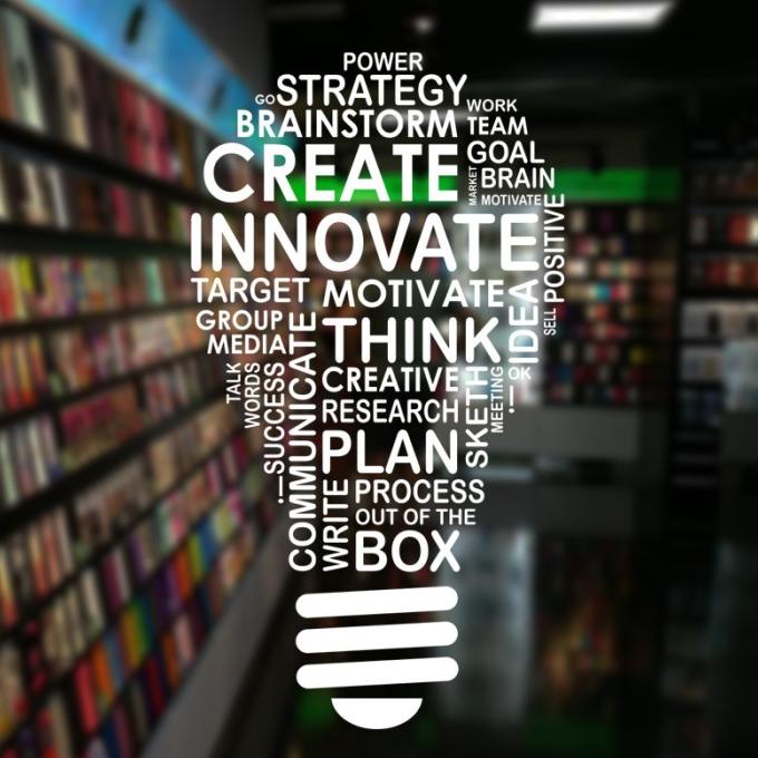 Jual Baru Wall Sticker Create Innovate Dekorasi Dinding Kaca Rumah ...