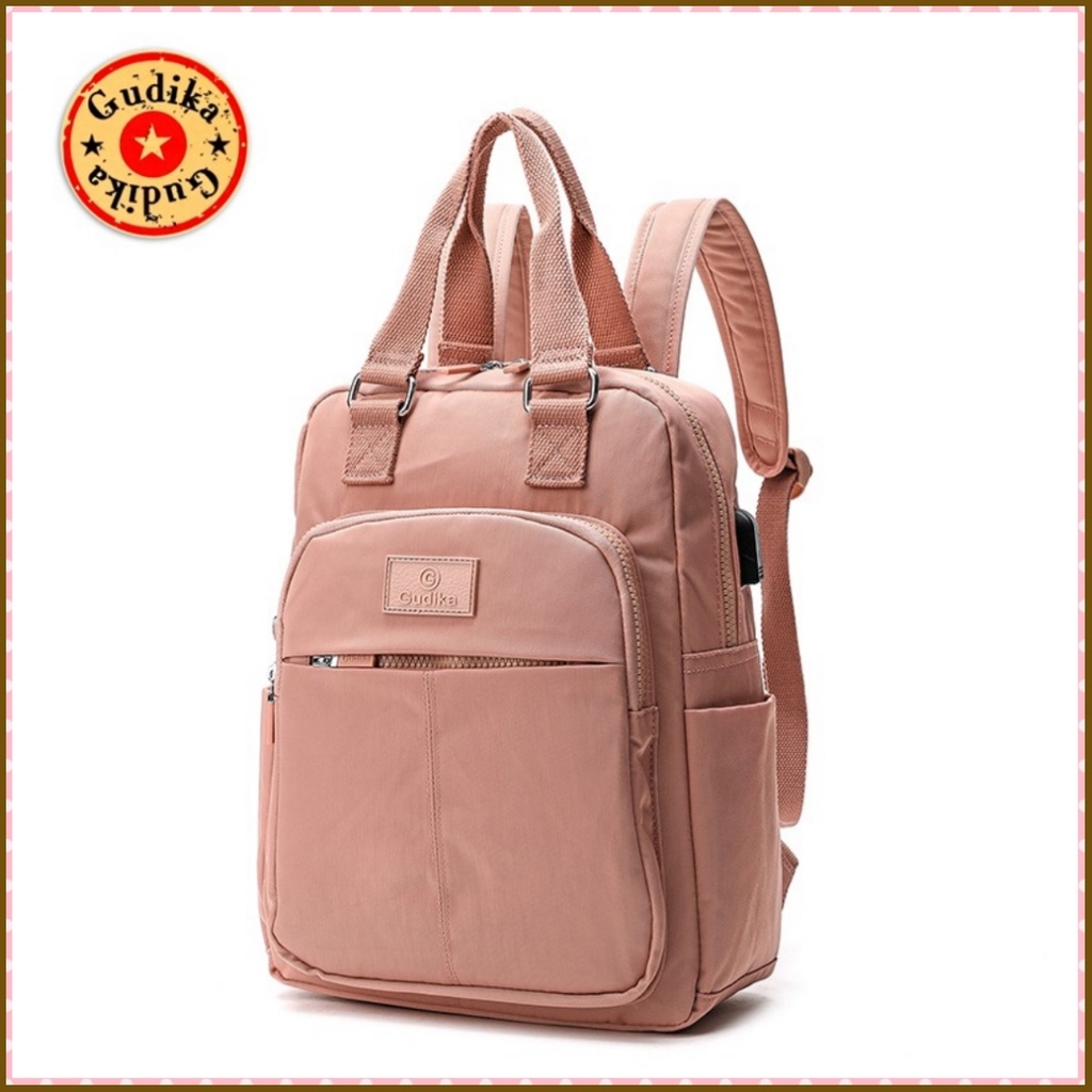 ORI Kedap Air + USB - GUDIKA 5206 Tas Ransel Laptop Wanita Original ... ORI Kedap Air + USB - GUDIKA 5206 Tas Ransel Laptop Wanita Original ...