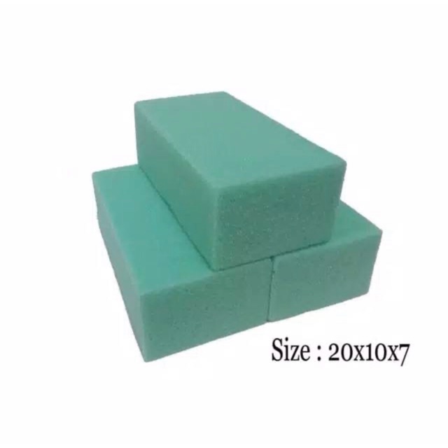 Jual Busa Bunga Hias # Gabus Bunga Kering # Floral Foam 1Pcs | Shopee ...