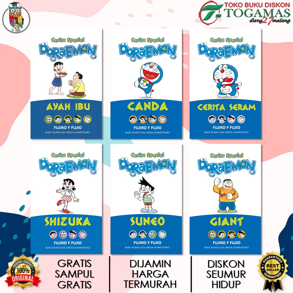 Jual SERI KOMIK CERITA SPESIAL DORAEMON KARYA FUJIKO F FUJIO Indonesia|Shopee Indonesia