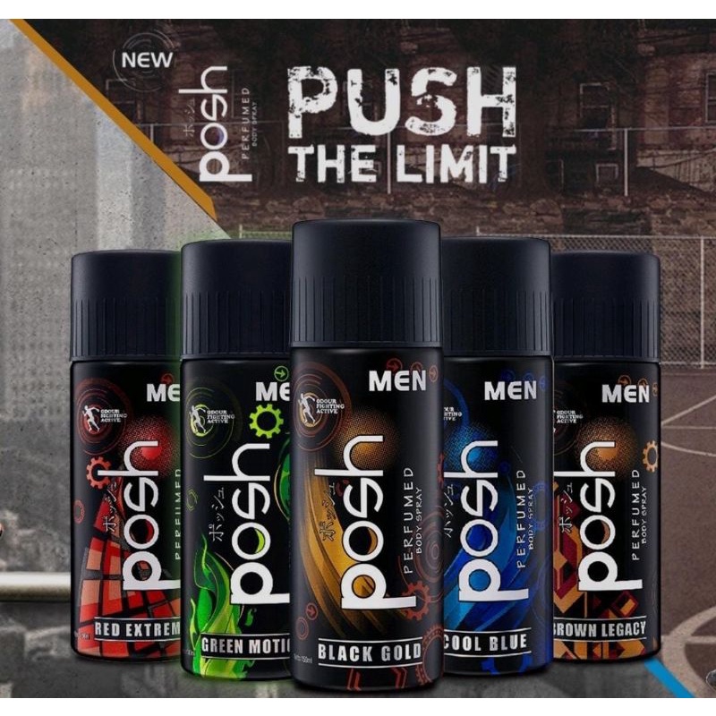 Jual Parfum posh body spray posh men | Posh Girl | Posh Cewek 150ml ...